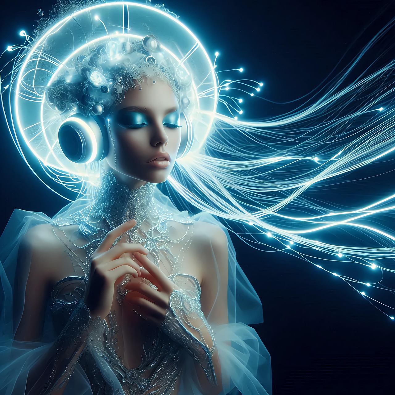 Download Princess, Futuristic, Glowing. Royalty-Free Stock Illustration ...
