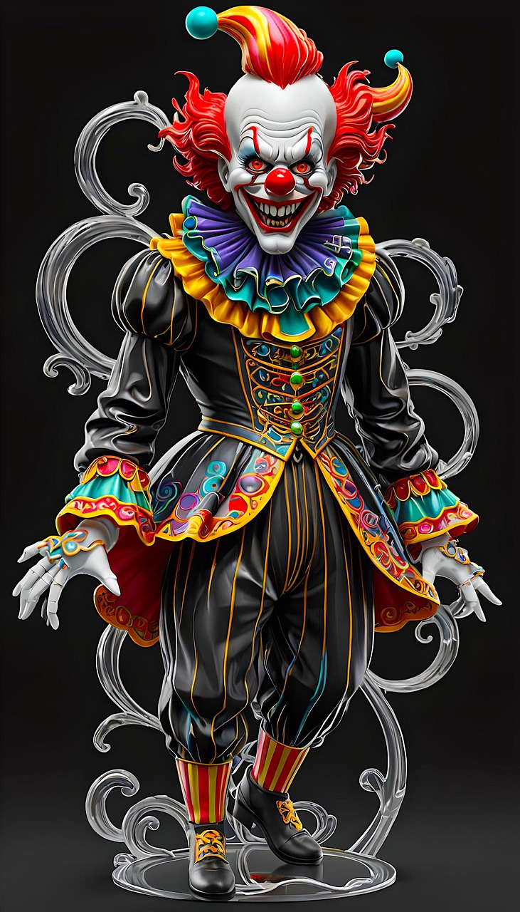 Download Ai Generated, Evil, Clown. Royalty-Free Stock Illustration ...