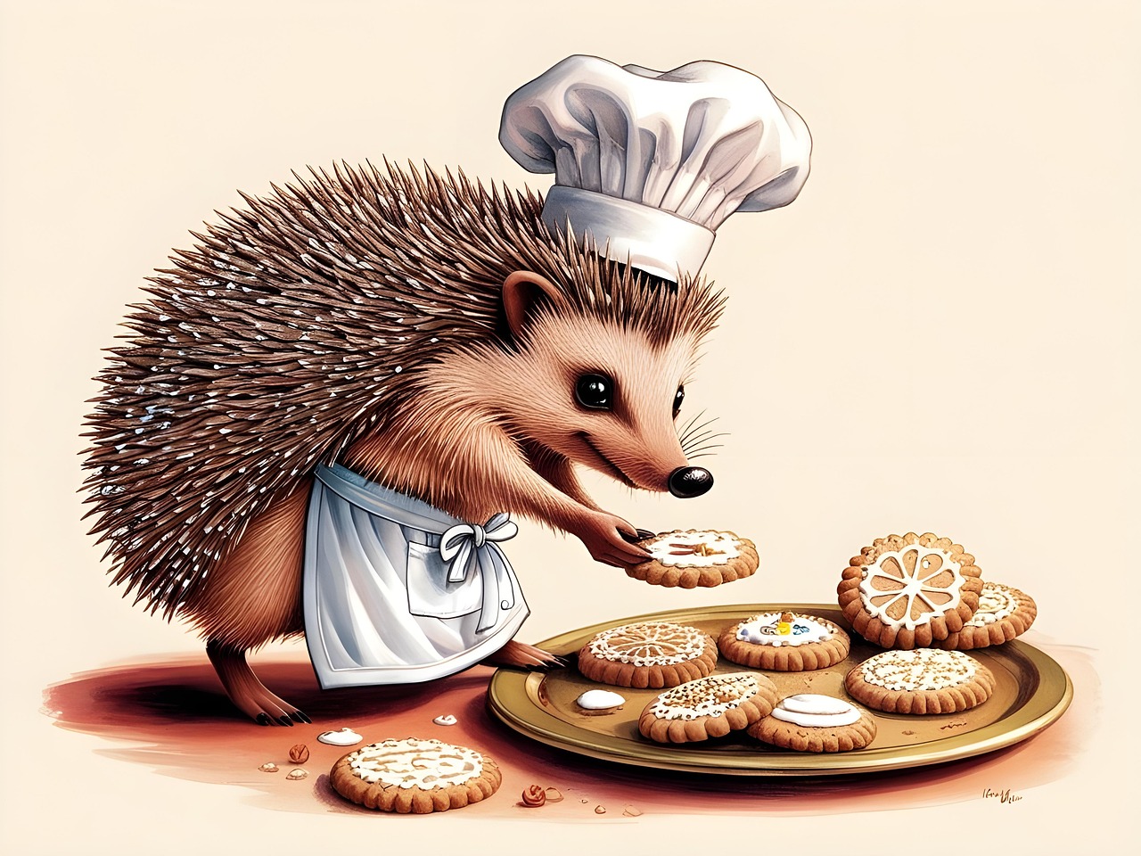 Download Hedgehog, Adorable, Smile. Royalty-Free Stock Illustration ...