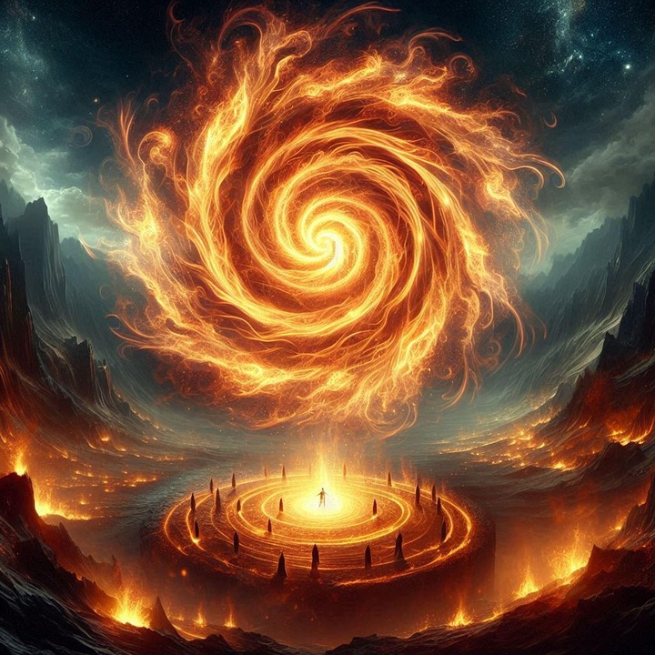 Download Cosmic Fire, God'Screation, Fohat. Royalty-Free Stock ...
