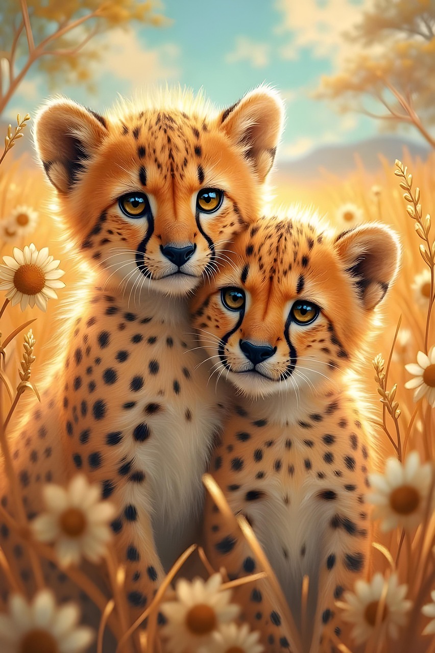 Download Cheetah, Young, Feline. Royalty-Free Stock Illustration Image ...