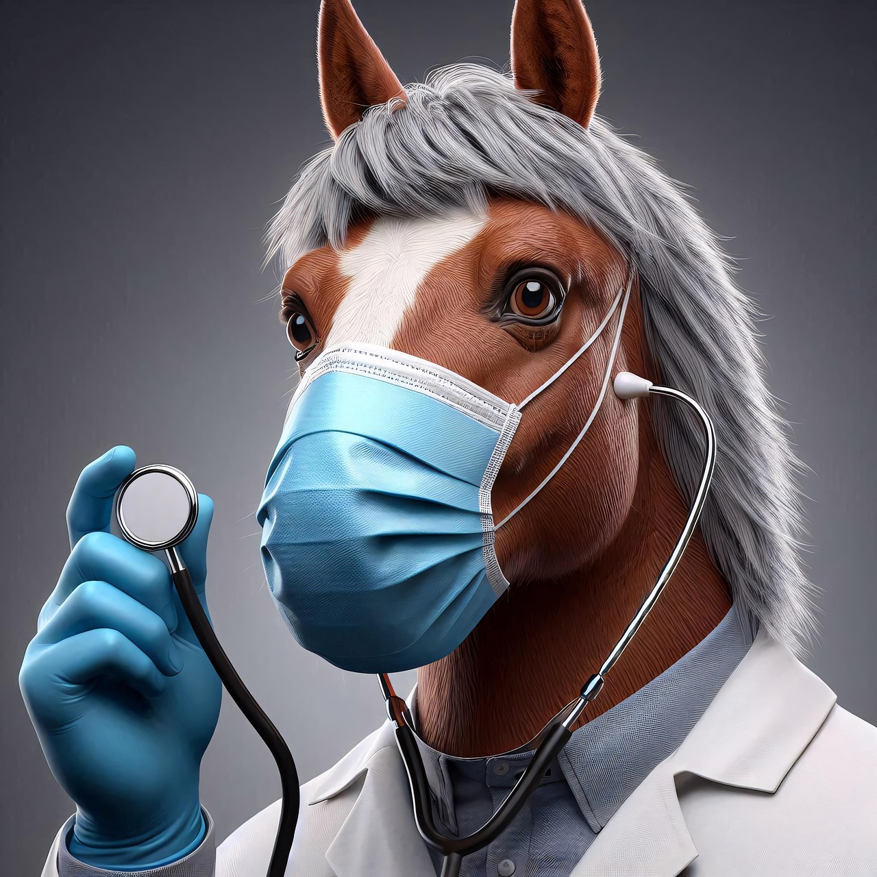 Download Horse, Doctor, Stethoscope. Royalty-Free Stock Illustration ...