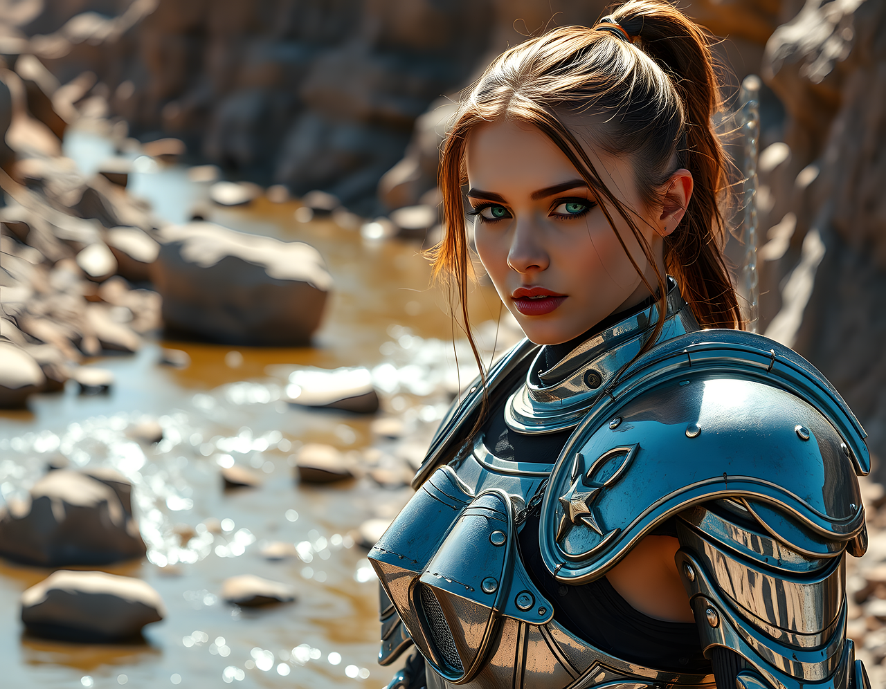 Download Girl, Comic, Armor. Royalty-Free Stock Illustration Image ...