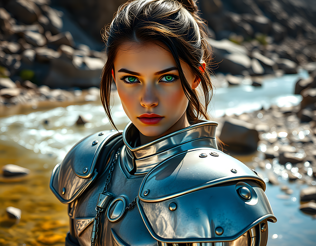 Download Girl, Comic, Armor. Royalty-Free Stock Illustration Image ...