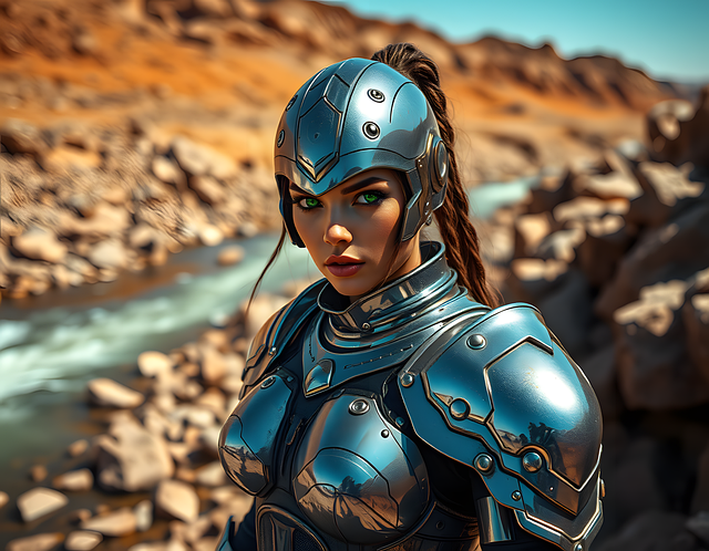 Download Girl, Comic, Armor. Royalty-Free Stock Illustration Image ...
