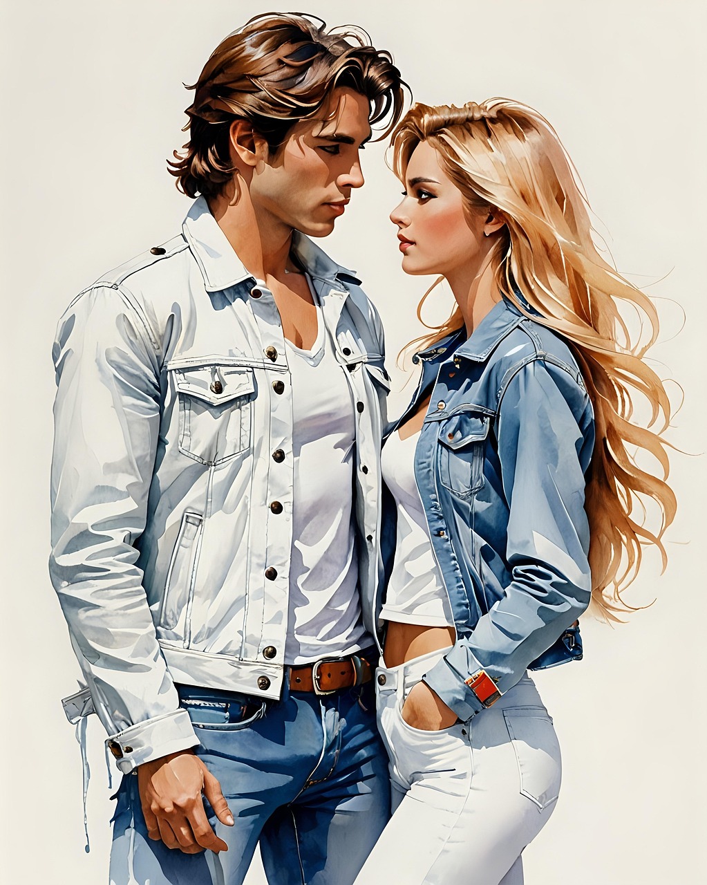 Download Couple, Together, Men. Royalty-Free Stock Illustration Image ...