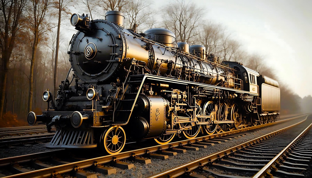 Download Steam Locomotive, Railroad, Train. Royalty-Free Stock ...