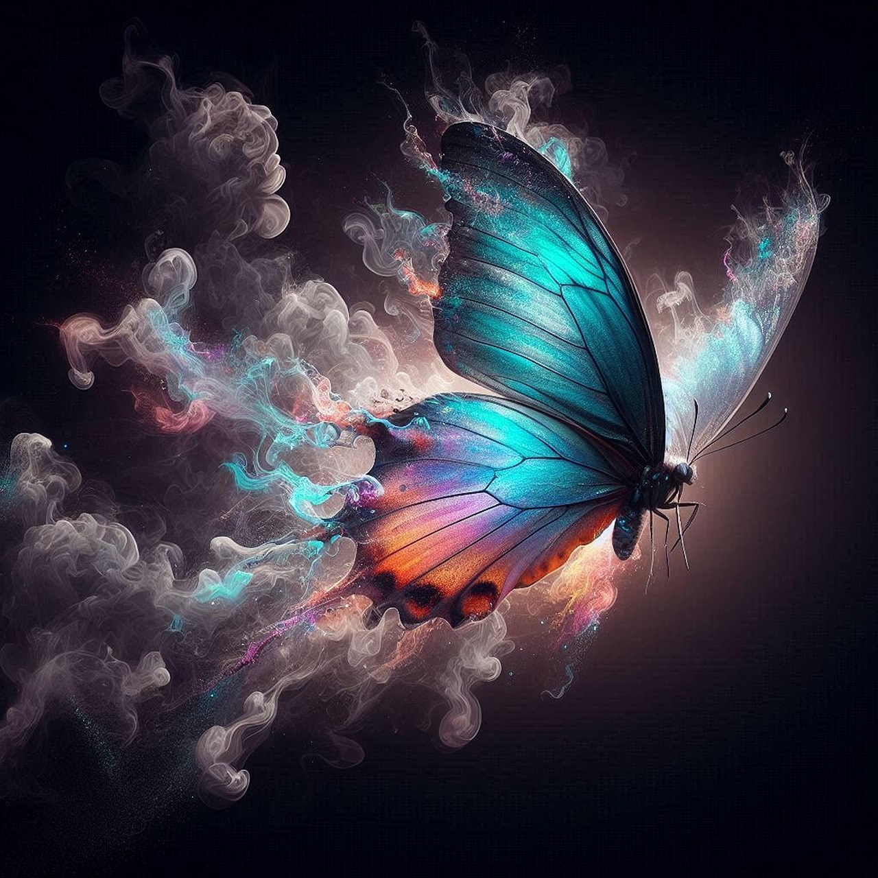 Download Smoky, Colors, Butterfly. Royalty-Free Stock Illustration ...