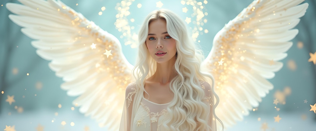 Download Ai Generated, Angel, Banner. Royalty-Free Stock Illustration ...