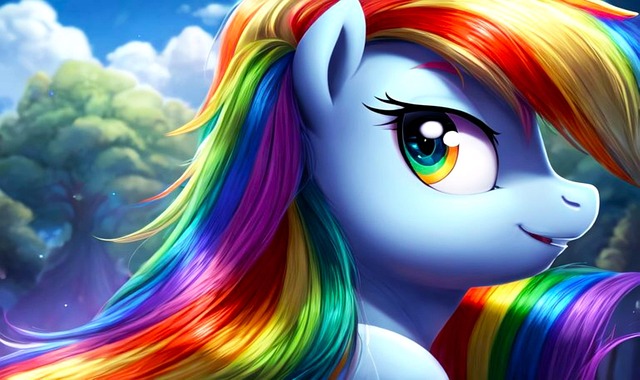 Download Pony, Horses, Rainbow. Royalty-Free Stock Illustration Image ...