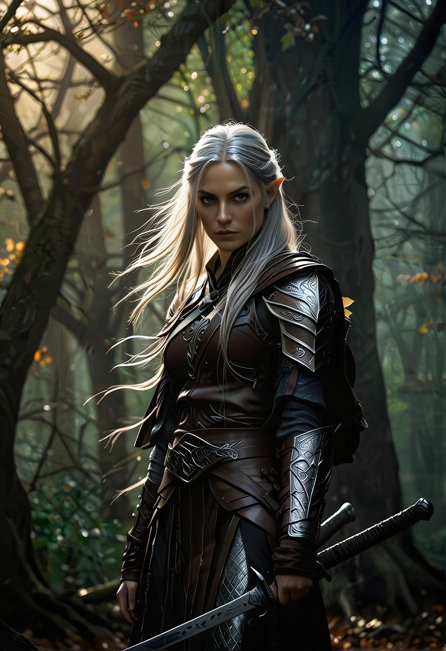 Download Elf, Warrior, Forest. Royalty-Free Stock Illustration Image ...