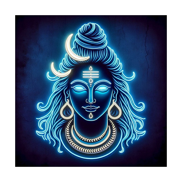 Shiva Neon-Shiva Elektrischer - Kostenlose Vektorgrafik auf Pixabay