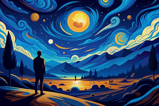 Download Ai Generated, Night, Artistic. Royalty-Free Stock Illustration ...