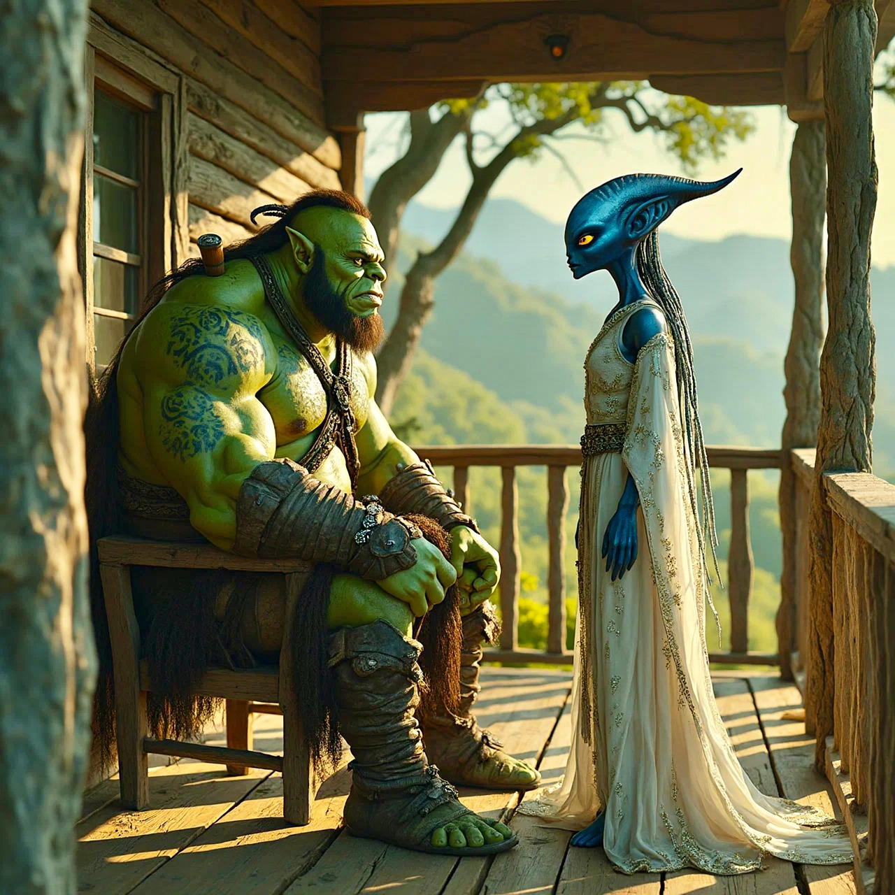 Download Ai Generated, Orc, Warrior. Royalty-Free Stock Illustration ...