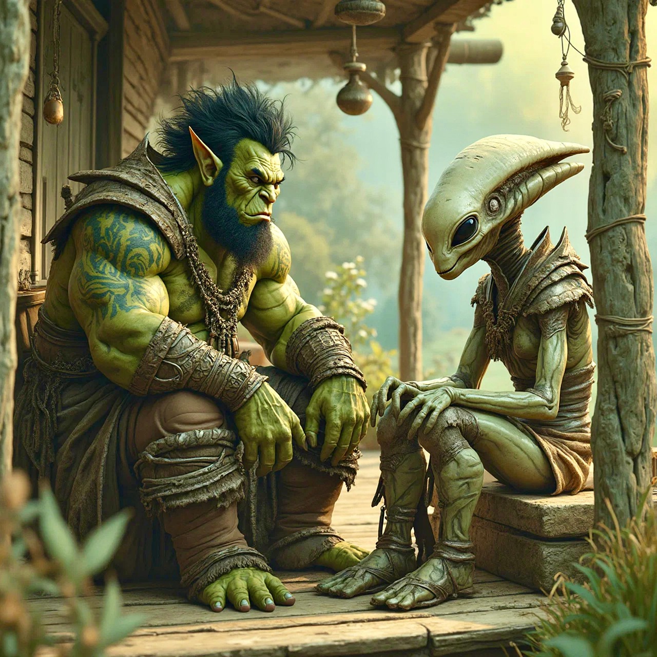 Download Orc, Alien, Warriors. Royalty-Free Stock Illustration Image ...