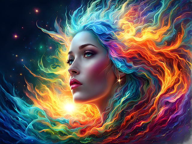 Download Cosmic, Galaxy, Woman. Royalty-Free Stock Illustration Image ...