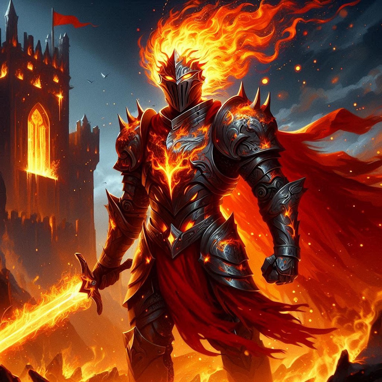 Download Warrior, Fire, Calls. Royalty-Free Stock Illustration Image ...