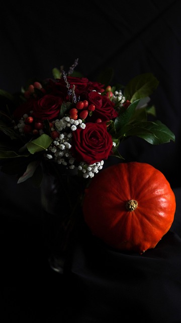 Citrouille Des Roses Fleurs Nature - Photo gratuite sur Pixabay