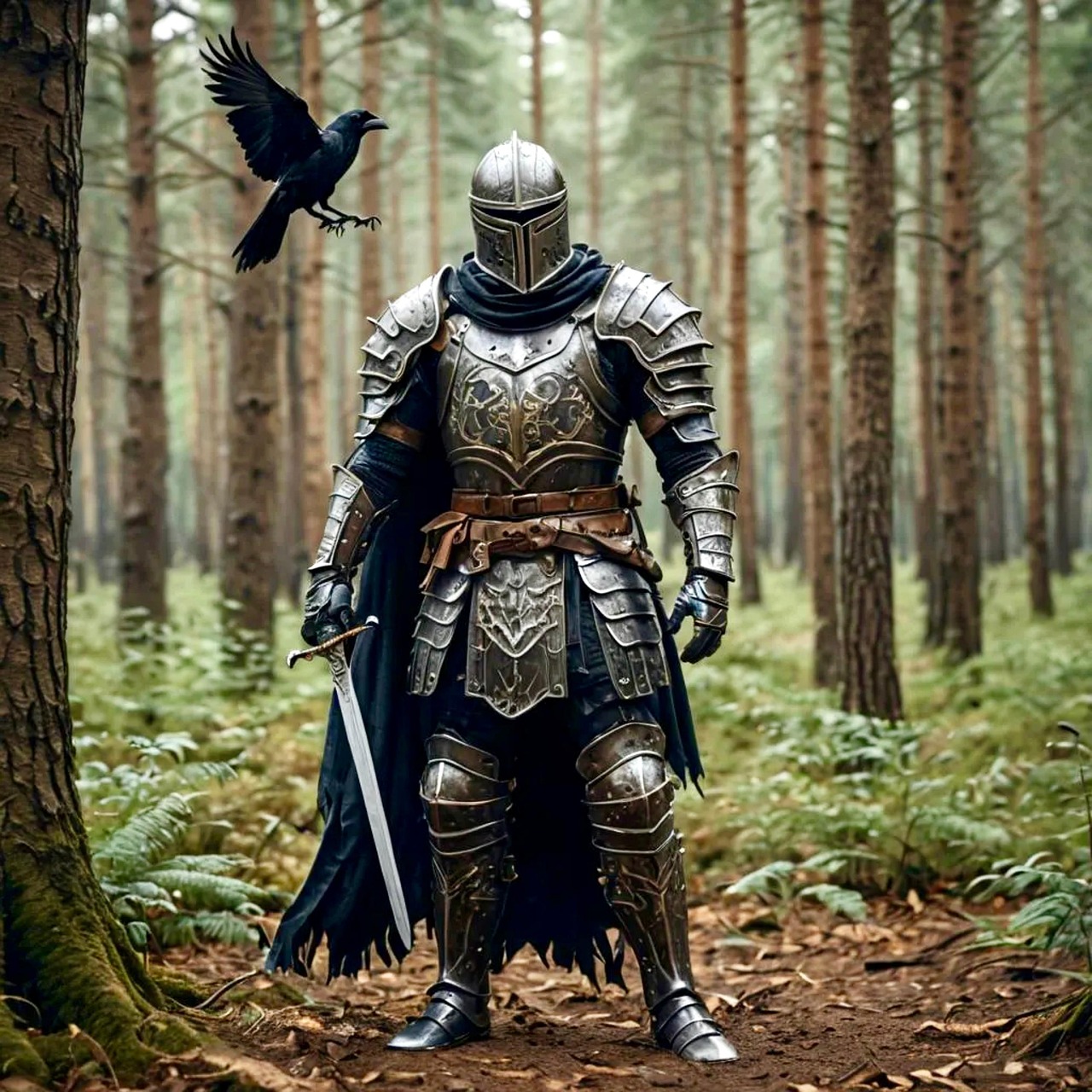 Download Ai Generated, Knight, Sword. Royalty-Free Stock Illustration ...