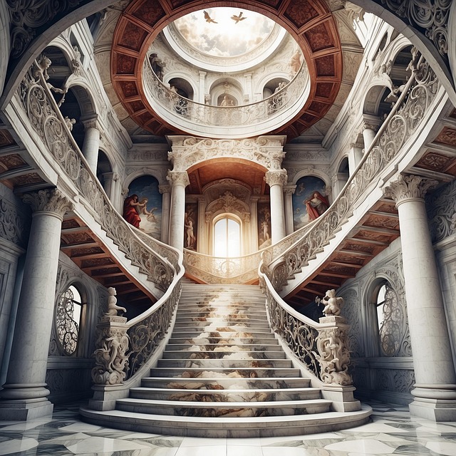 Download Ai Generated, Stairs, Architecture. Royalty-Free Stock ...