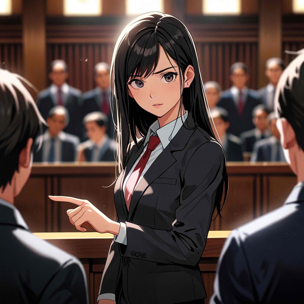Download Ai Generated, Lawyer, Anime. Royalty-Free Stock Illustration ...