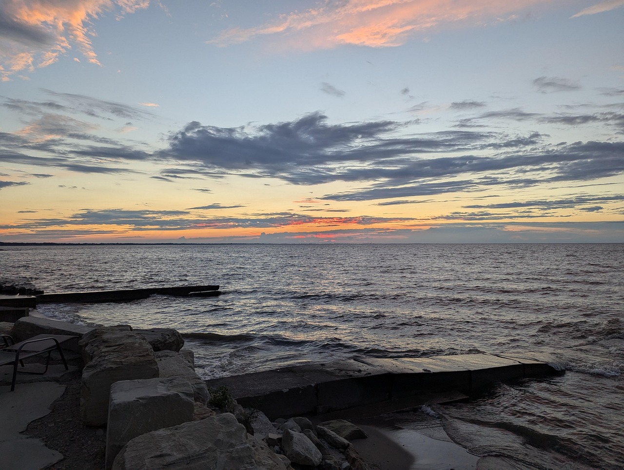 Lake Erie Sonnenuntergang Wasser - Kostenloses Foto auf Pixabay