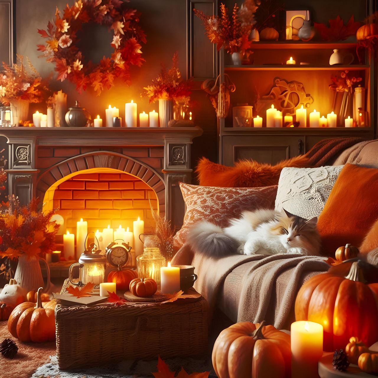 Download Autumn, Interior, Room. Royalty-Free Stock Illustration Image ...