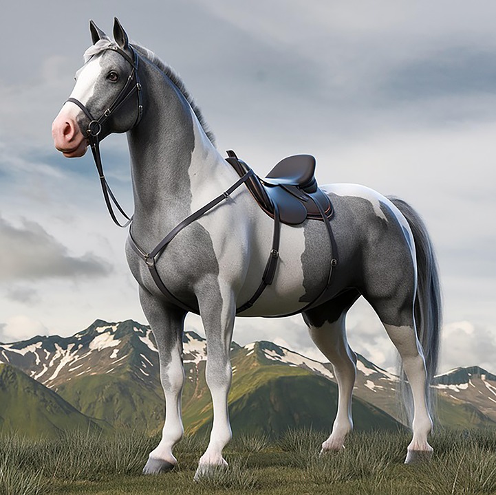 Pferd Graues White Horse - Kostenloses Bild auf Pixabay