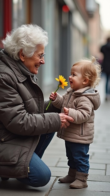 Download Ai Generated, Grandma, Child. Royalty-Free Stock Illustration ...