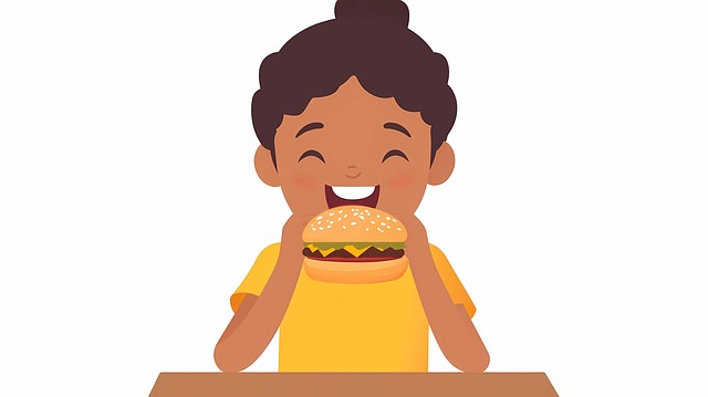 Dessin Animé Manger Burger - Image gratuite sur Pixabay