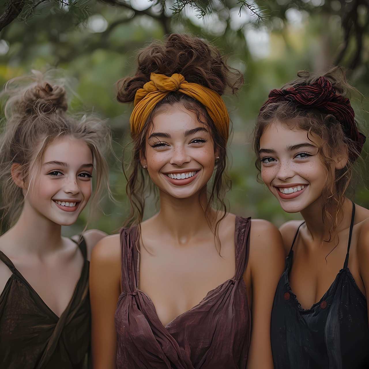 Download Women, Happy, Smiling. Royalty-Free Stock Illustration Image ...