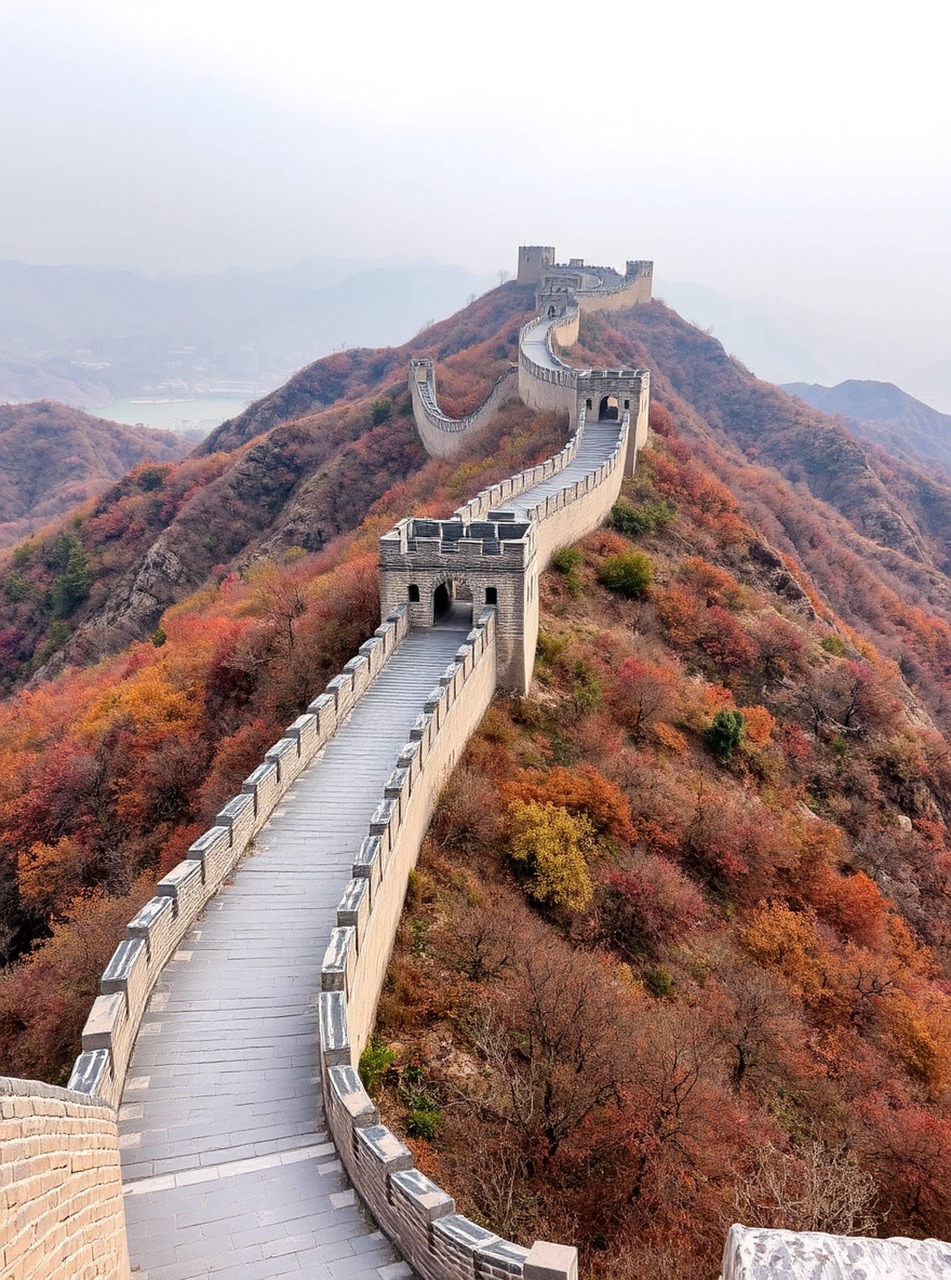 Download Ai Generated, Great Wall Of China, China. Royalty-Free Stock ...