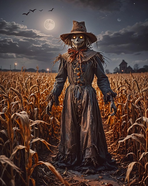 Download Ai Generated, Scarecrow, Halloween. Royalty-Free Stock ...