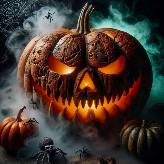 Download Ai Generated, Jack O' Lantern, Halloween. Royalty-Free Stock ...