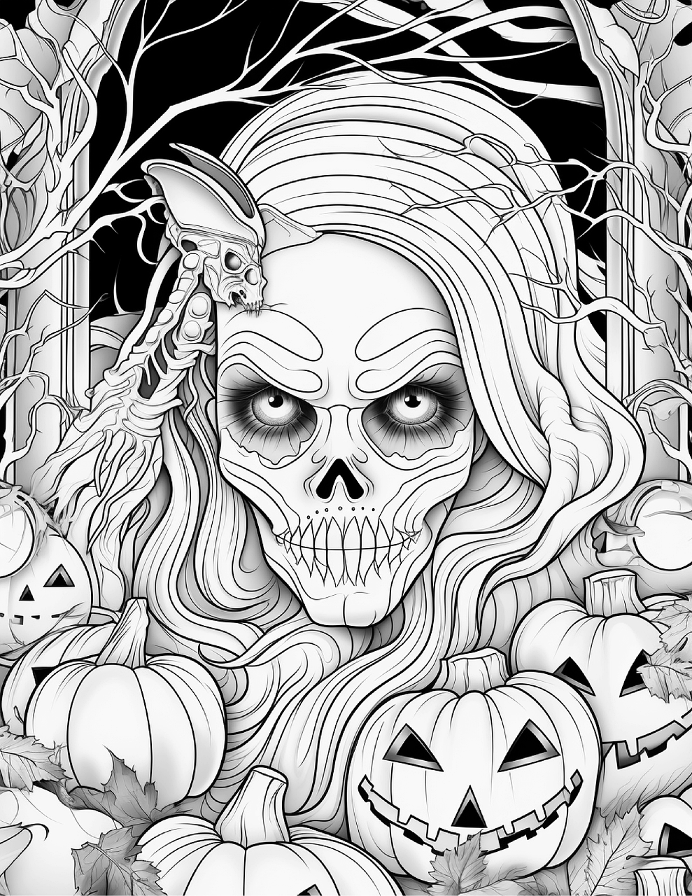 Download Halloween Drawing Witch Royalty Free Stock Illustration