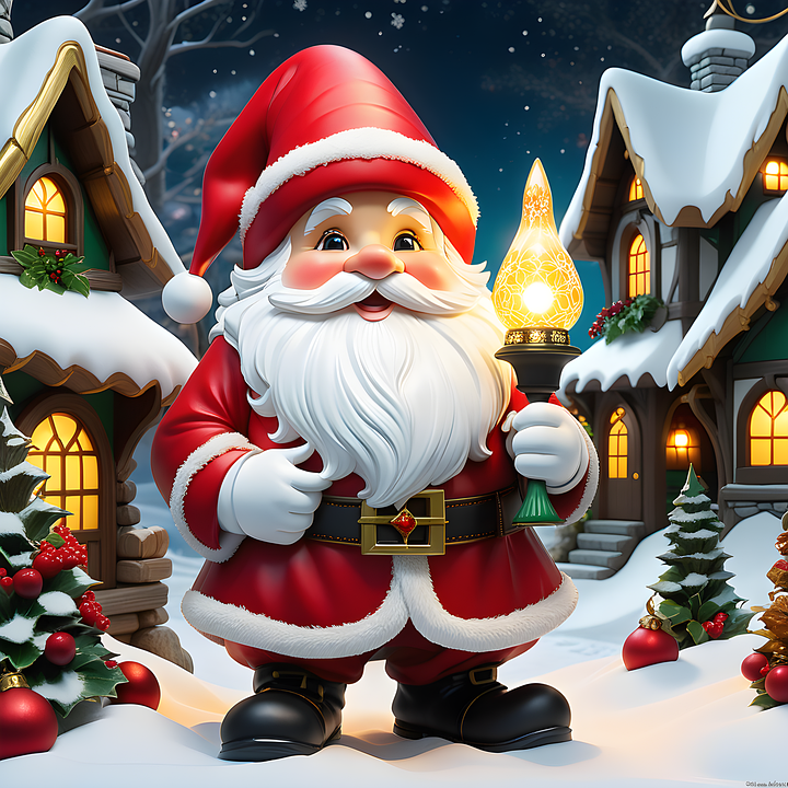 Download Santa, Gnome, Father. Royalty-Free Stock Illustration Image ...