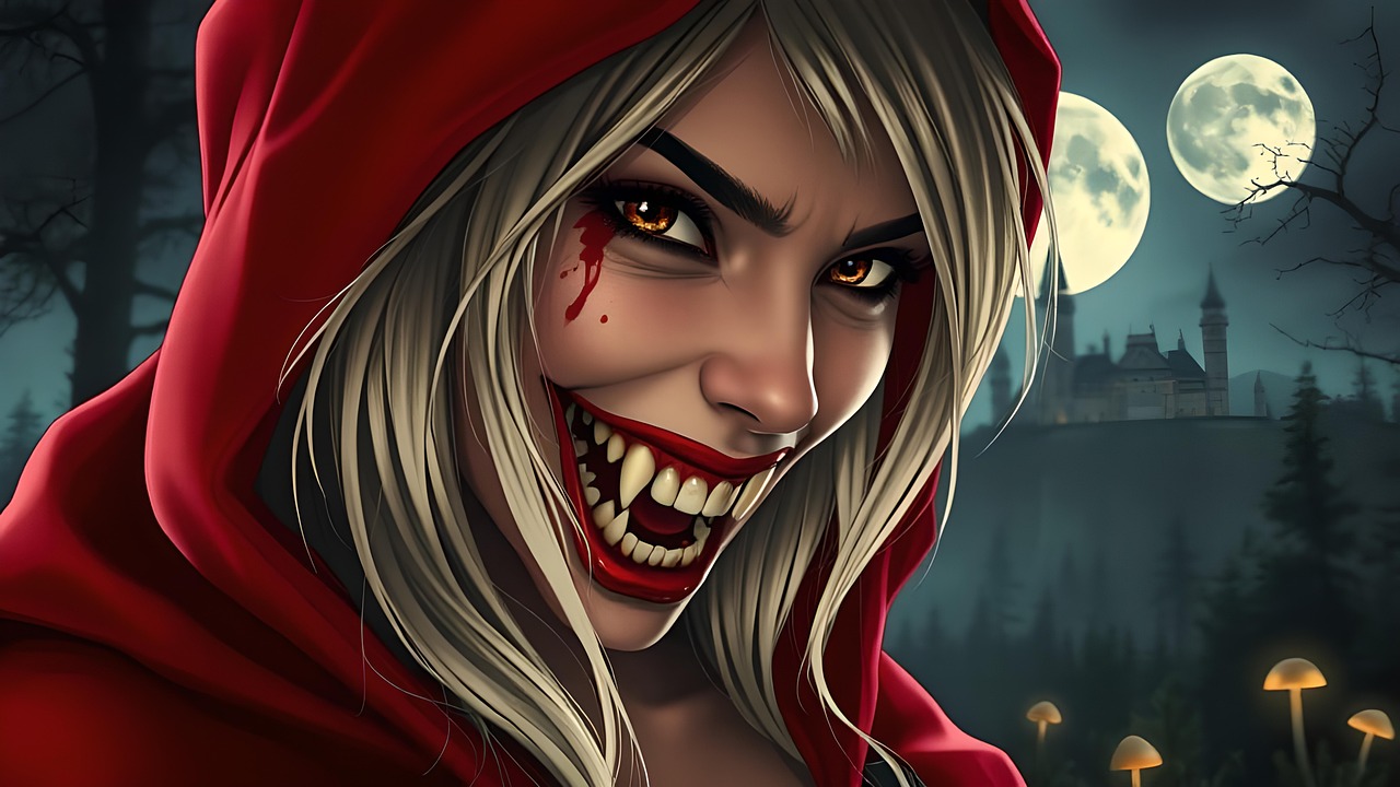 Download Red Riding Hood, Vampire, Fantasy. Royalty-Free Stock ...