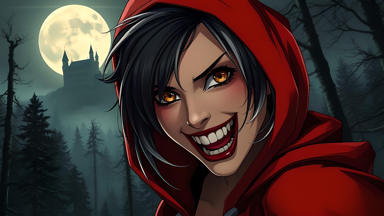Download Red Riding Hood, Vampire, Fantasy. Royalty-Free Stock ...