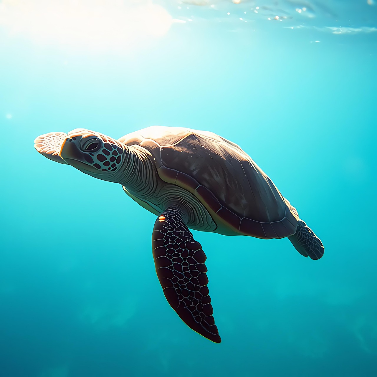Download Sea Turtle, Turtle, Ocean. Royalty-Free Stock Illustration ...