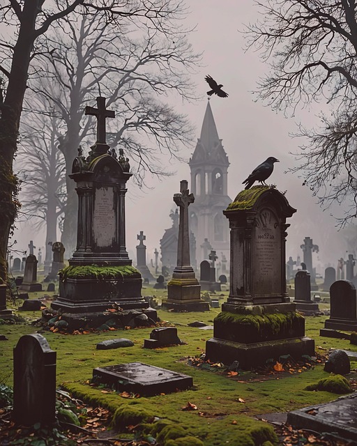 Download Ai Generated, Graveyard, Halloween. Royalty-Free Stock ...