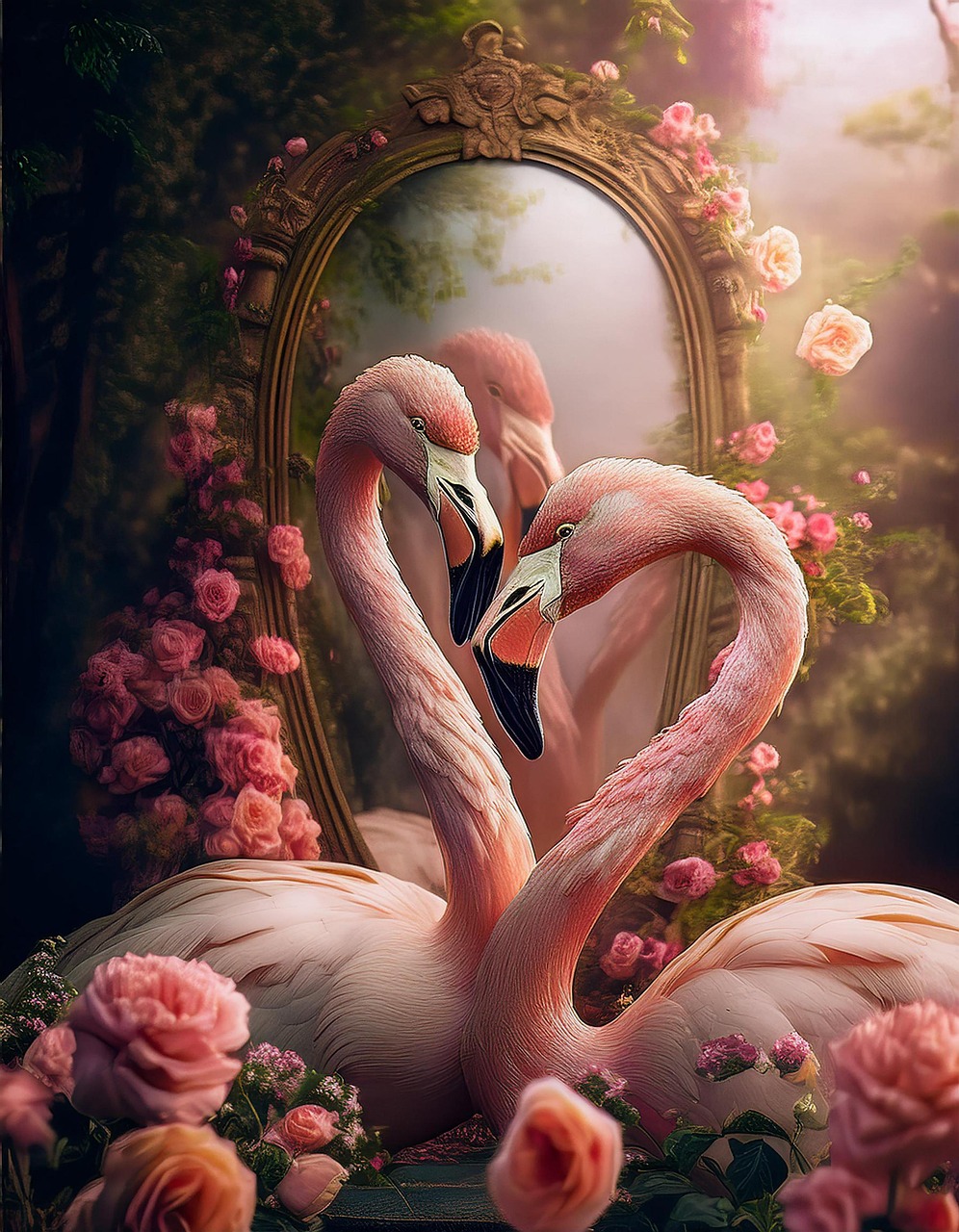 Download Flamingo, Animals, Nature. Royalty-Free Stock Illustration ...