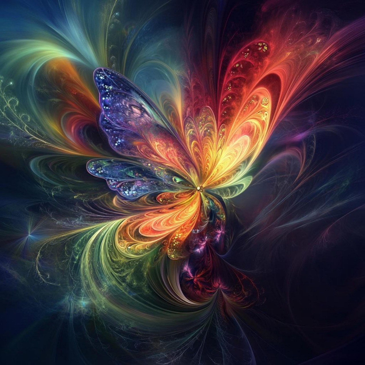 Download Butterfly, Colored, Wings. Royalty-Free Stock Illustration ...