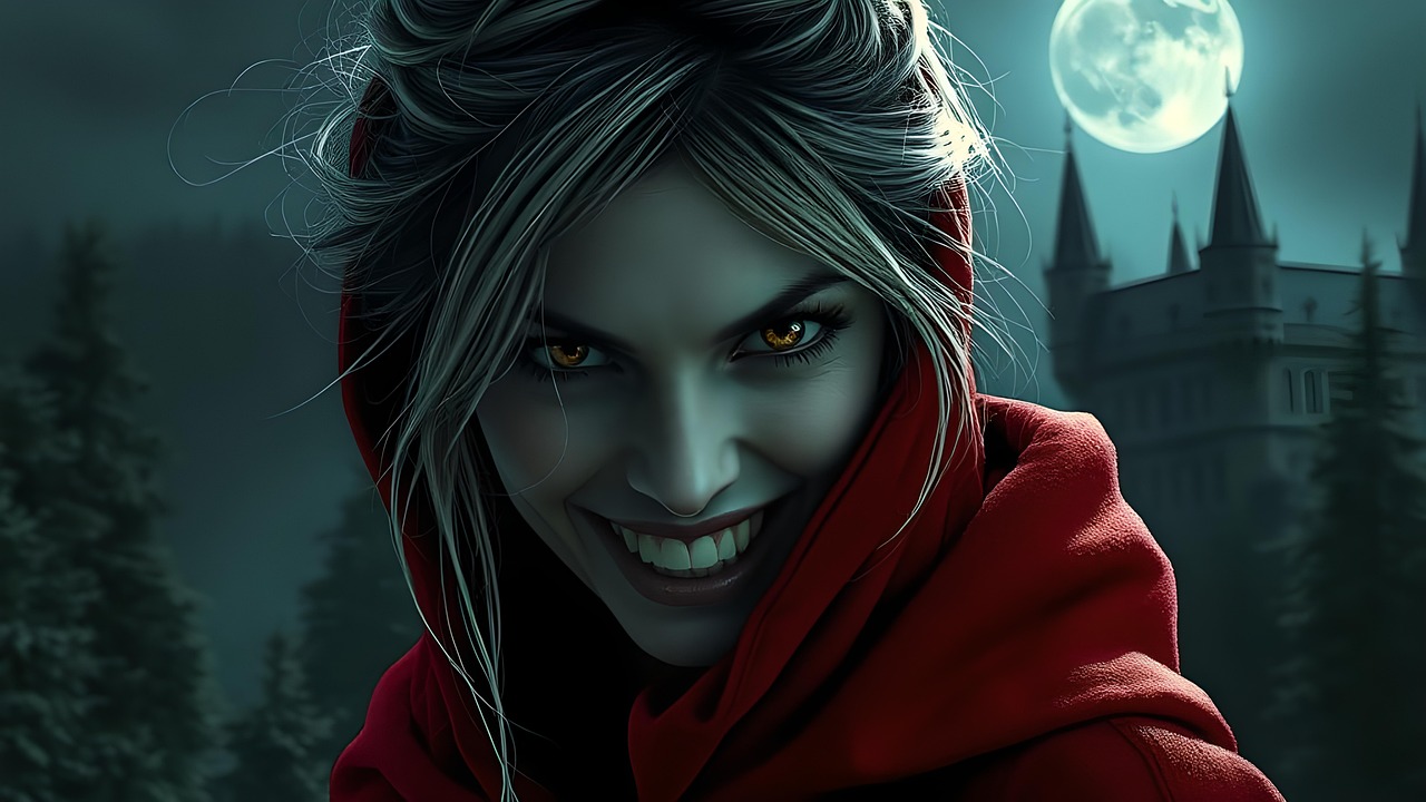 Download Red Riding Hood, Vampire, Fantasy. Royalty-Free Stock ...
