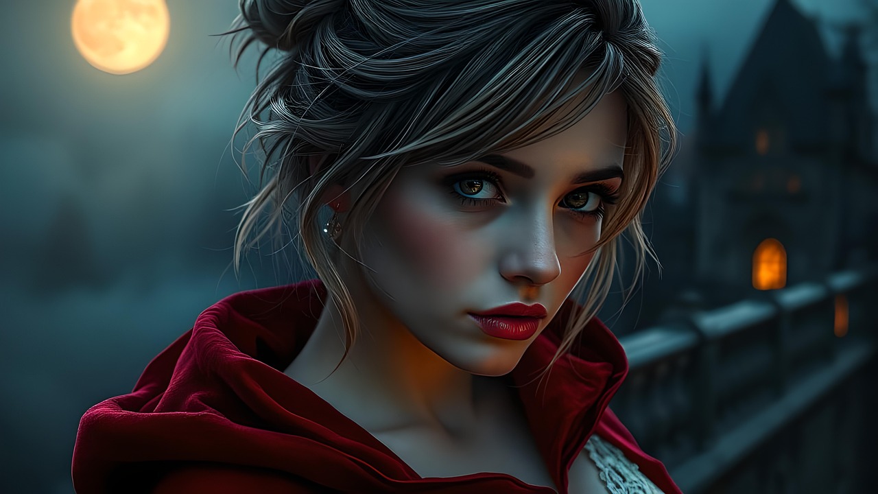 Download Red Riding Hood, Vampire, Fantasy. Royalty-Free Stock ...