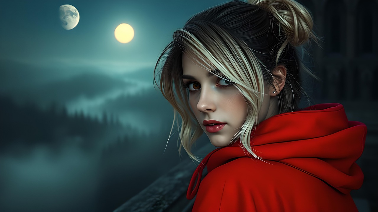 Download Red Riding Hood, Vampire, Fantasy. Royalty-Free Stock ...