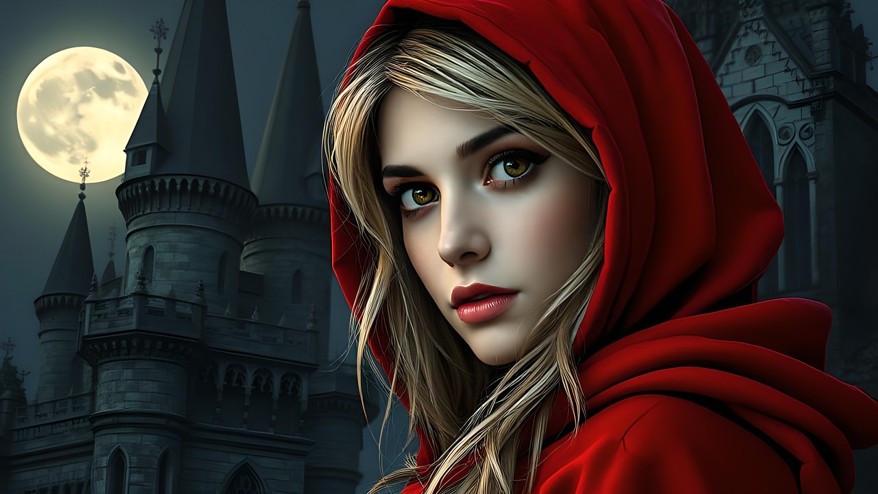 Download Red Riding Hood, Vampire, Fantasy. Royalty-Free Stock ...