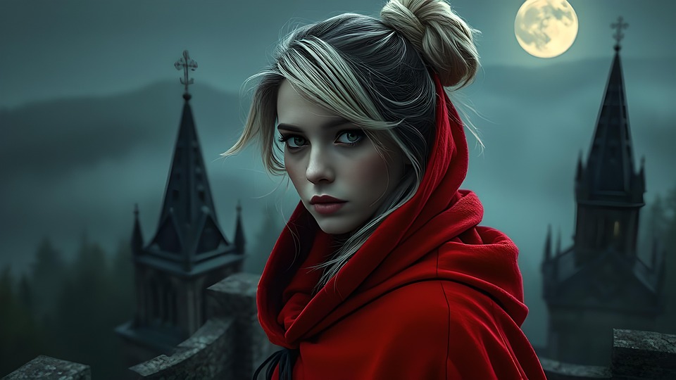 Download Red Riding Hood, Vampire, Fantasy. Royalty-Free Stock ...
