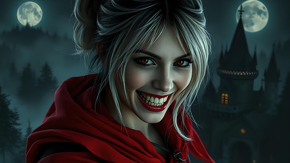 Download Red Riding Hood, Vampire, Fantasy. Royalty-Free Stock ...