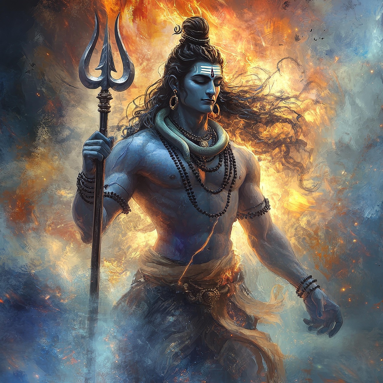 Download Ai Generated, Shiva, Hindu Deity. Royalty-Free Stock ...