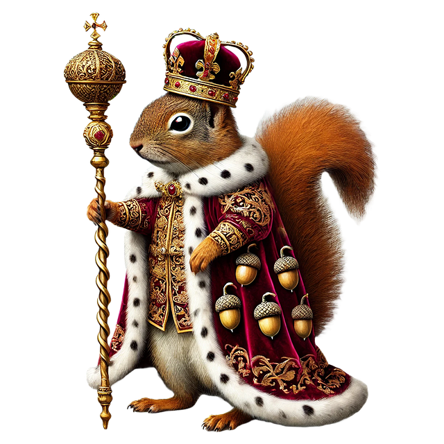 Download Royal Squirrel, King Squirrel, Majestic Animal. Royalty-Free ...